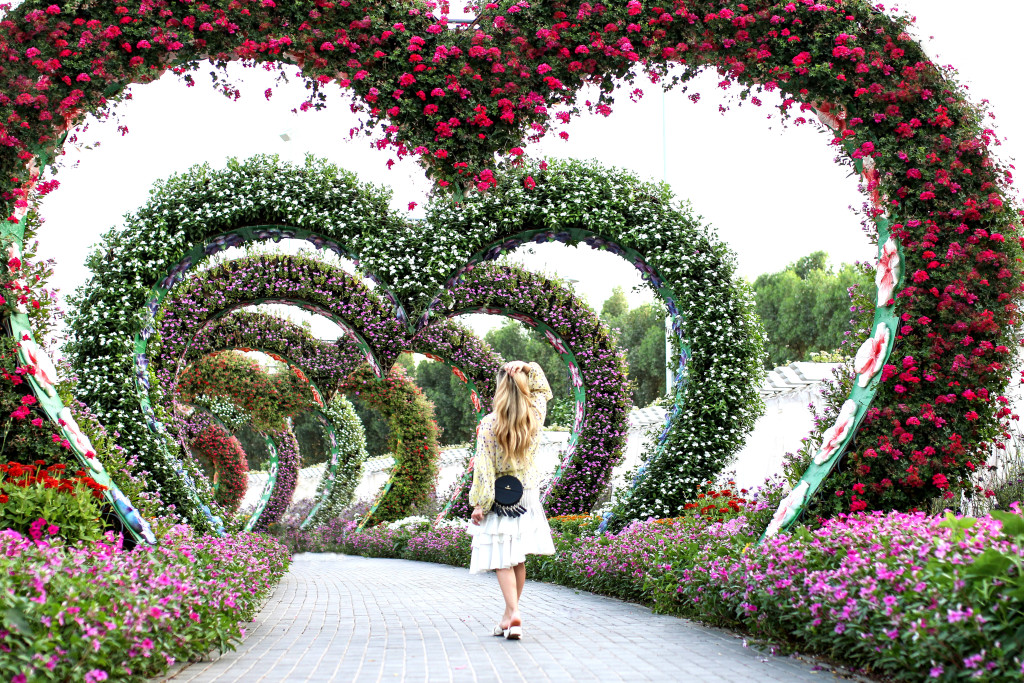 Flower Obsession at Miracle Garden Dubai. • Fashiontwinstinct | By Su ...